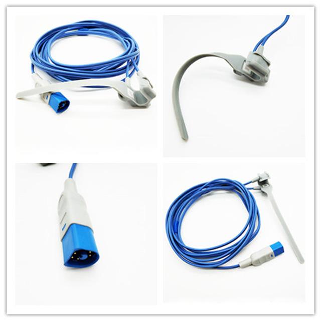 Blue Spo2 Finger Sensor , HP Neonate Silicone Wrap Fingertip Spo2 Sensor