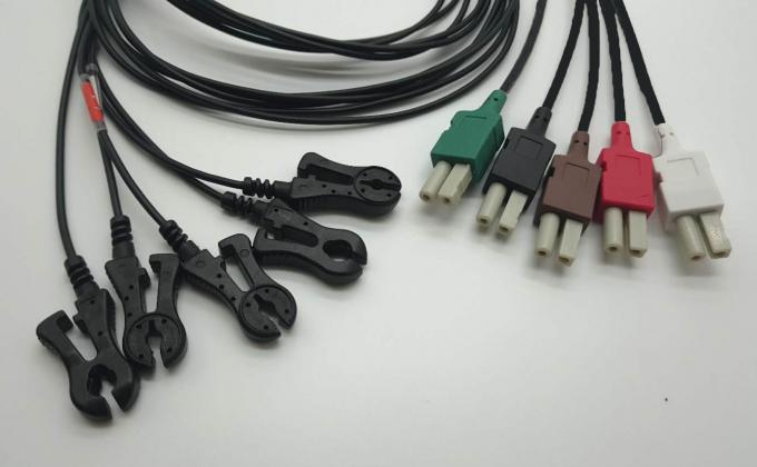 GE IVY 3150 CLIP Connector Radiotransluent Safety Leadwires ECG