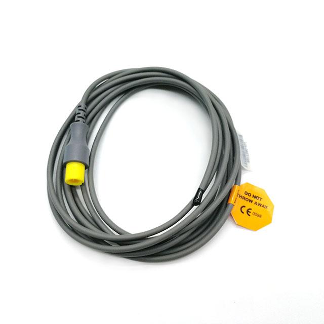 Round TPU Jacket Skin Temperature Probes 2Pin Connector Distal